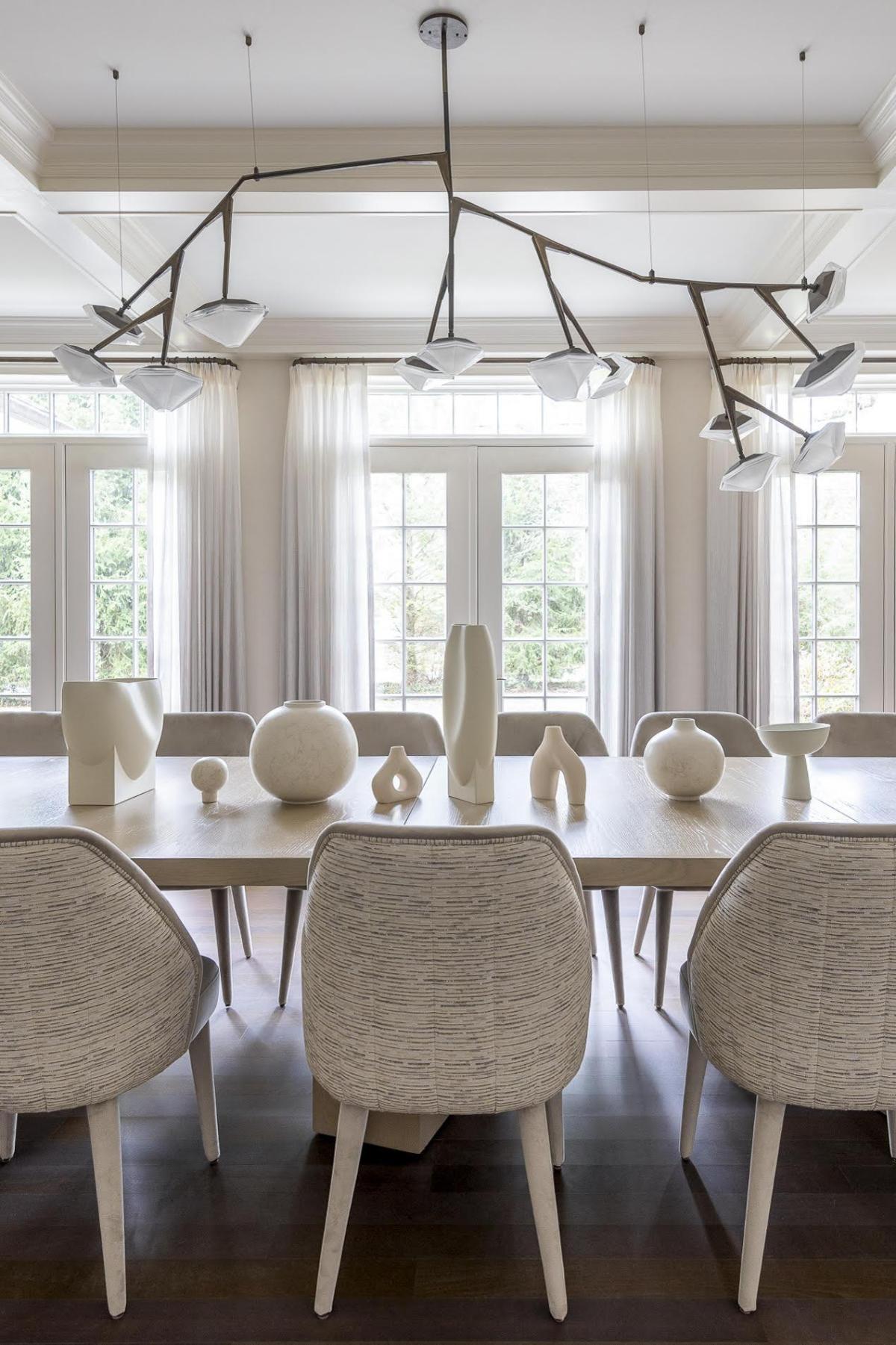 Myriad Long Glass Chandelier | Elegant & Customizable Chandelier Design ...